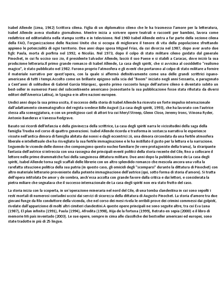 Isabel Allende | PDF