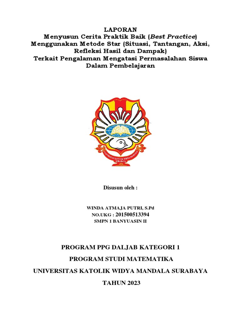 LK 3.1 Menyusun Best Practices - Winda | PDF