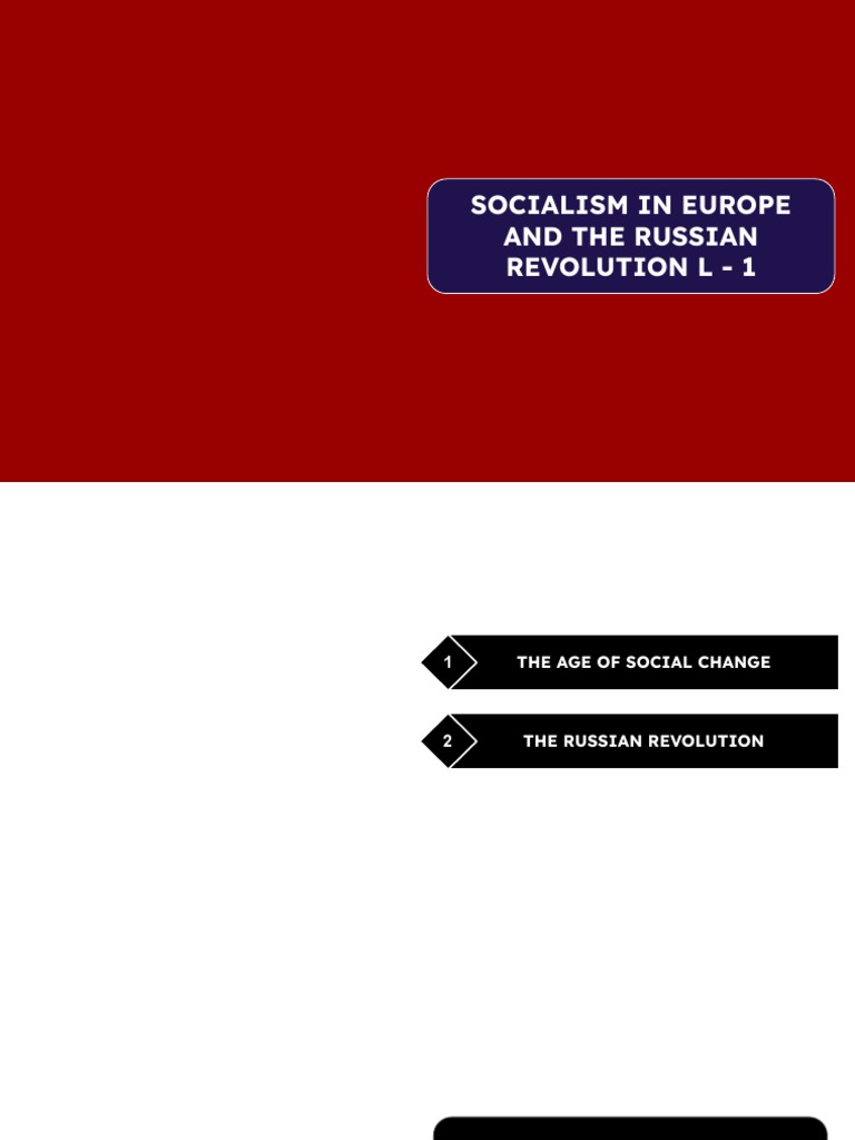 Socialism and the Russian Revolution | PDF | Socialism | Capitalism