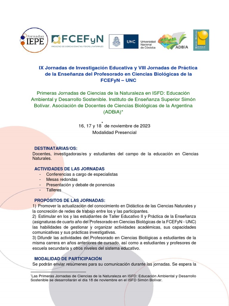 IEPE Circular-1 2023 | PDF | Maestros | Enseñando