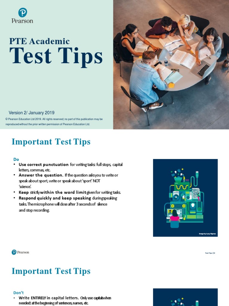 2021 PTEA Teachers Resources Test-Tips-V2 | PDF | Water | Multiple Choice