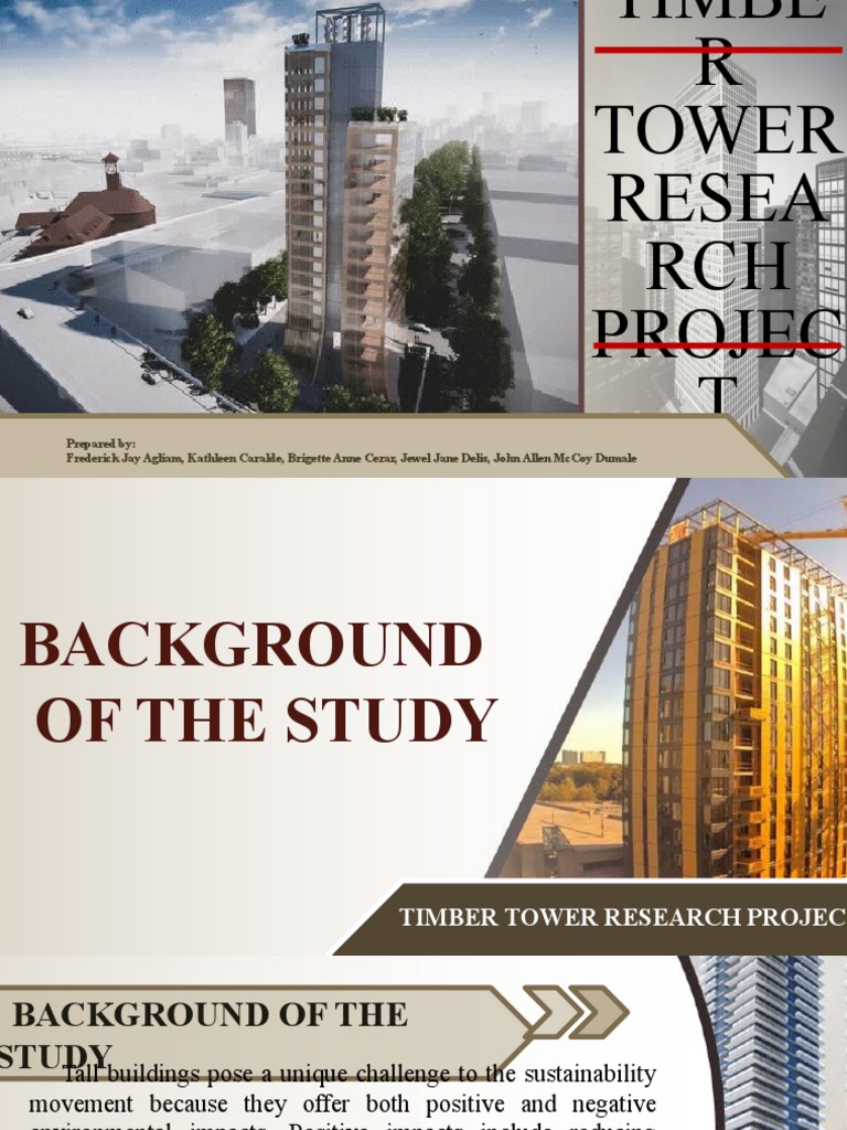 Timber Tower Research Project | PDF | Beam (Structure) | Concrete