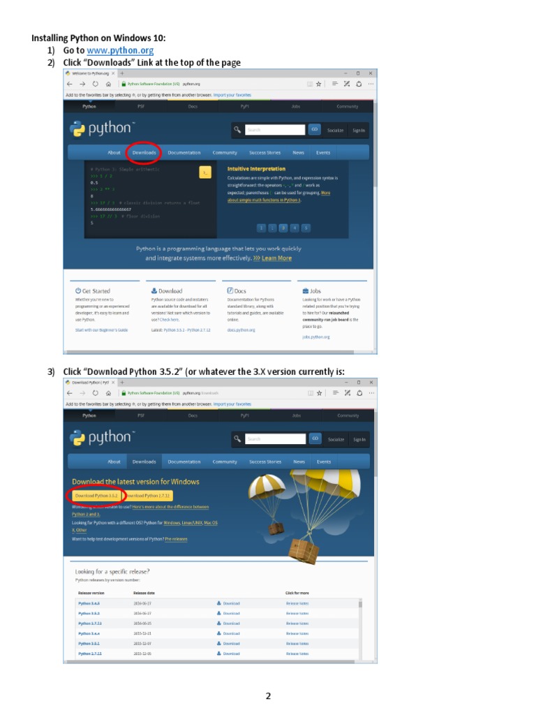 Lecture 04 - Installation Python - Alternative 1 | PDF Lecture 04 - Installation Python - Alternative 1 | PDF