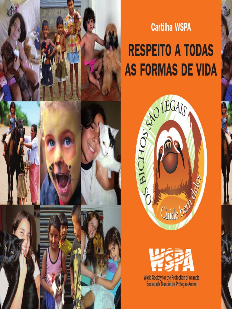 Cartilha Educação Humanitária - Respeito A Todas As Formas de Vida ...