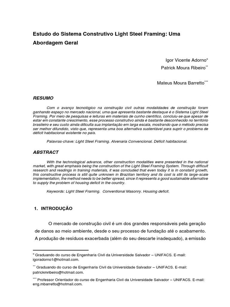 TCC LIGHT STEEL FRAME IGOR E PATRICK FINAL v01 - 1-20 | PDF ...