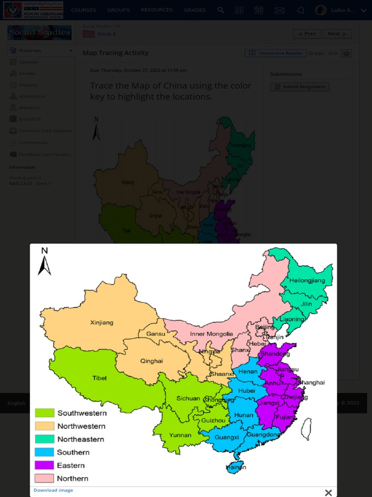 Map Tracing Activity | PDF
