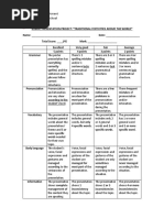 Rubric For Sway Presentations | PDF | Rubric (Academic) | Semiotics