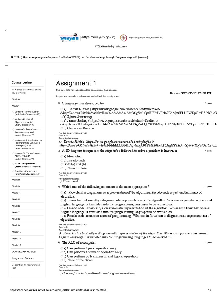 Problem solving in C January to September 2019 | PDF | Reserved Word | Computer Programming