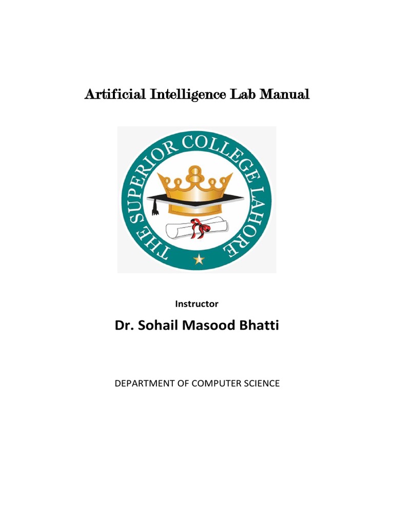 AI Lab Manual Sohail Masood - 2 | PDF | Computer Program | Programming
