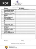 Cot RPMS Rating Sheet, Observation Notes Form and Inter Observer ...