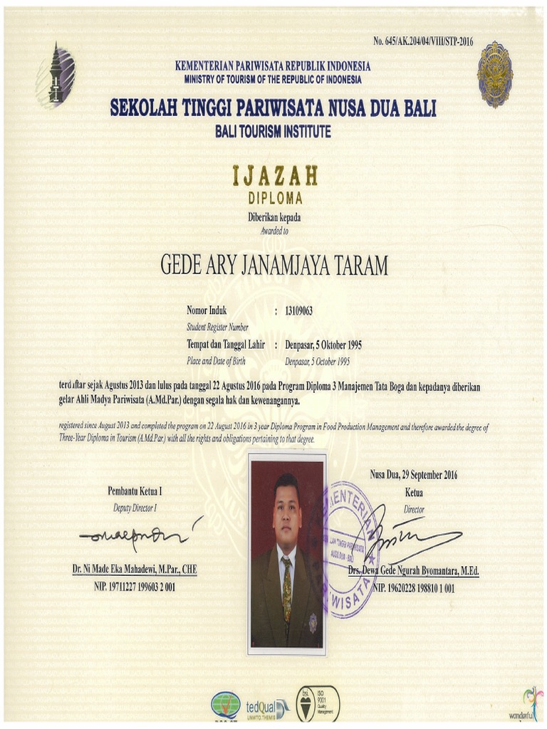 scan ijazah asli | PDF
