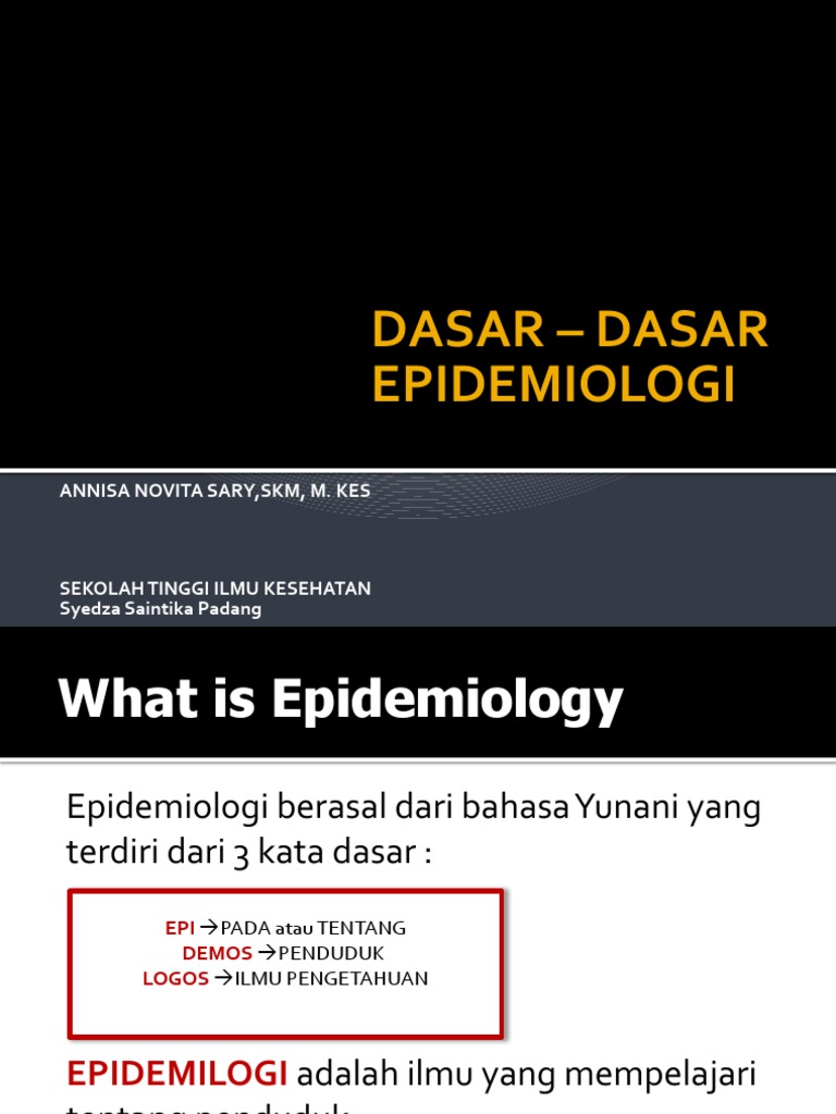 Uts 1a Konsep Dasar Epidemiologi | PDF Uts 1a Konsep Dasar Epidemiologi | PDF