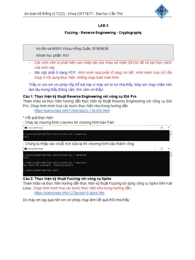 ATHT Lab3 2021 2022 | PDF