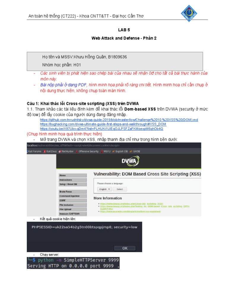 ATHT Lab5 2021 2022 | PDF