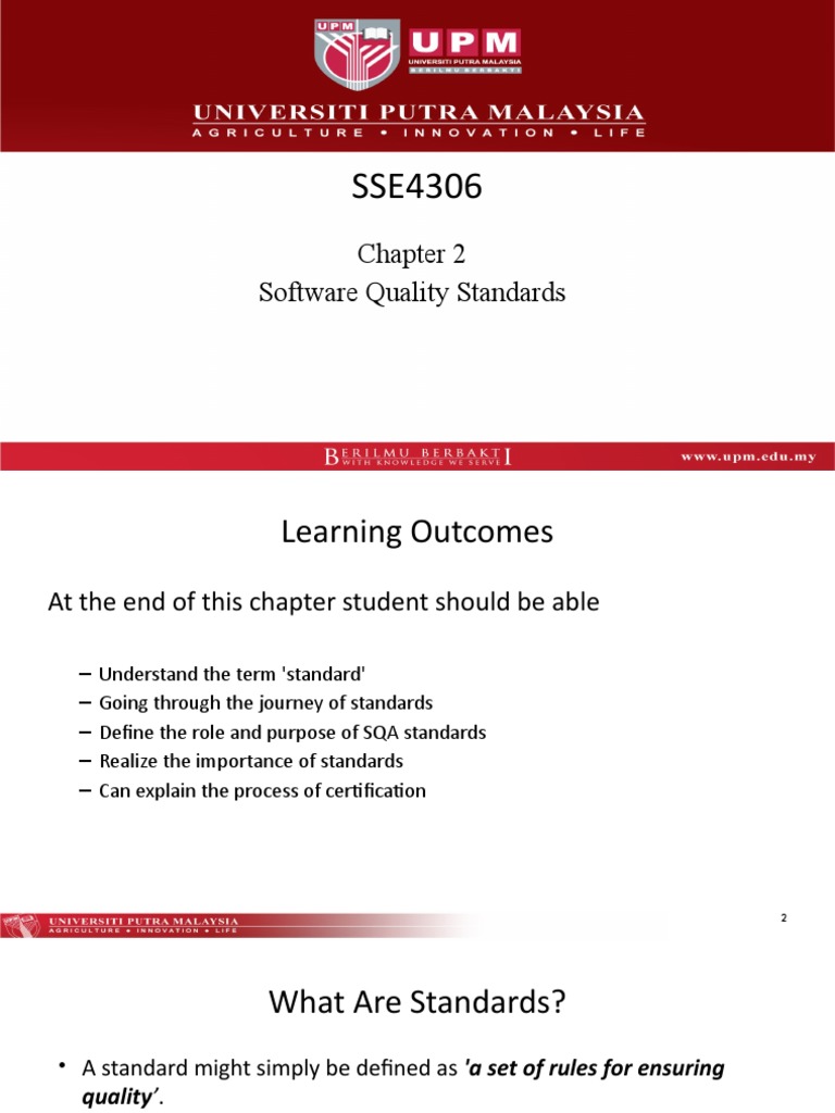 Software Quality Standards Guide | PDF | Iso 9000 | Quality Management