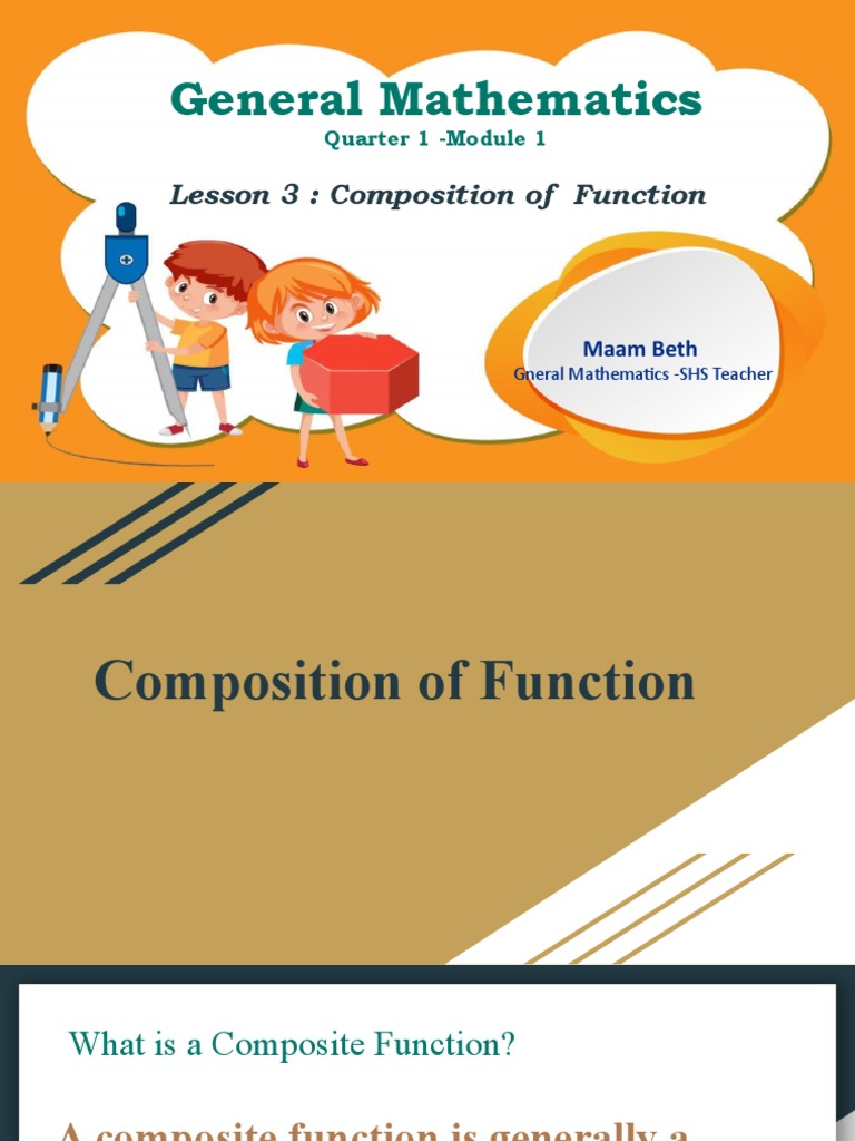 Q1 M1 GM Lesson 3 Composition of Function | PDF