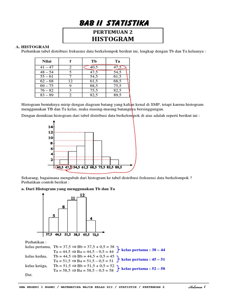 Histogram | PDF | Metode & Bahan Ajar