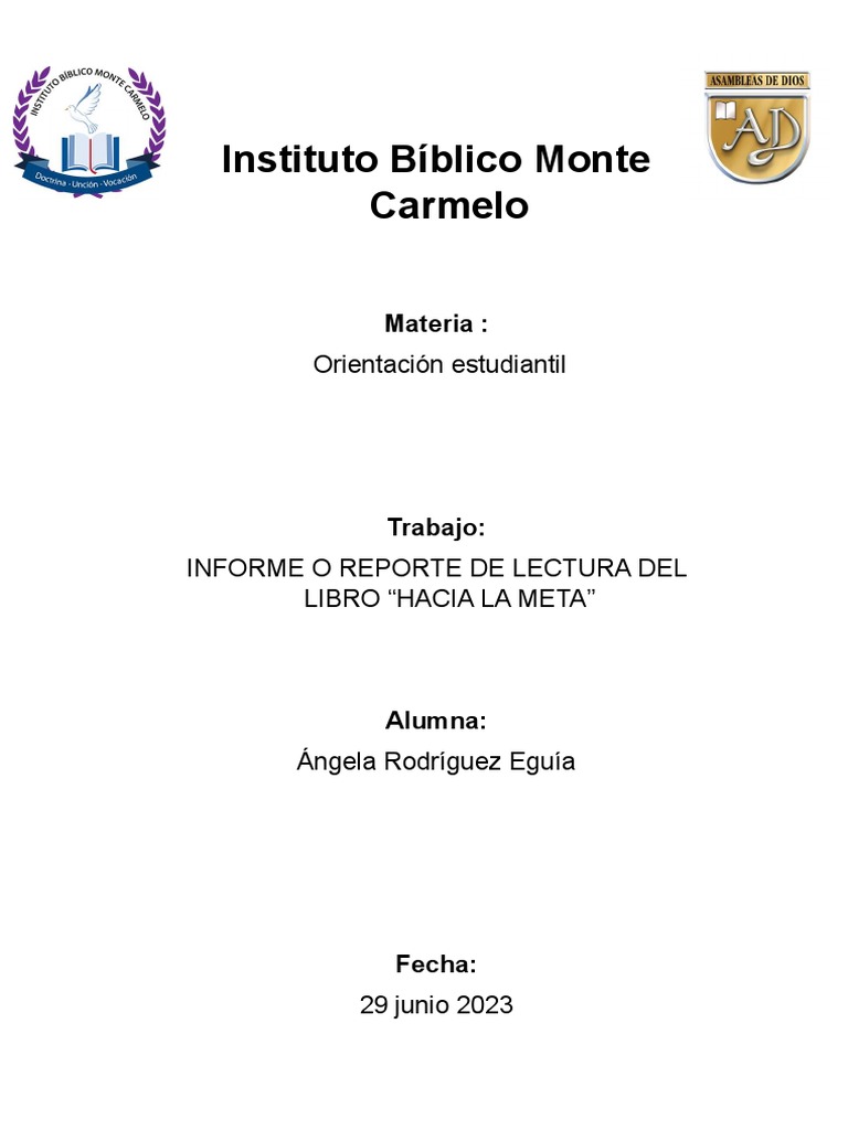 Informe De Lectura Pdf Diccionario Aprendizaje 9047