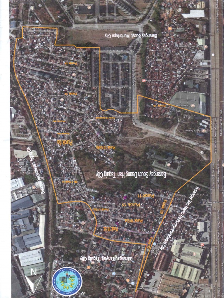 Map of Brgy South Daang Hari | PDF