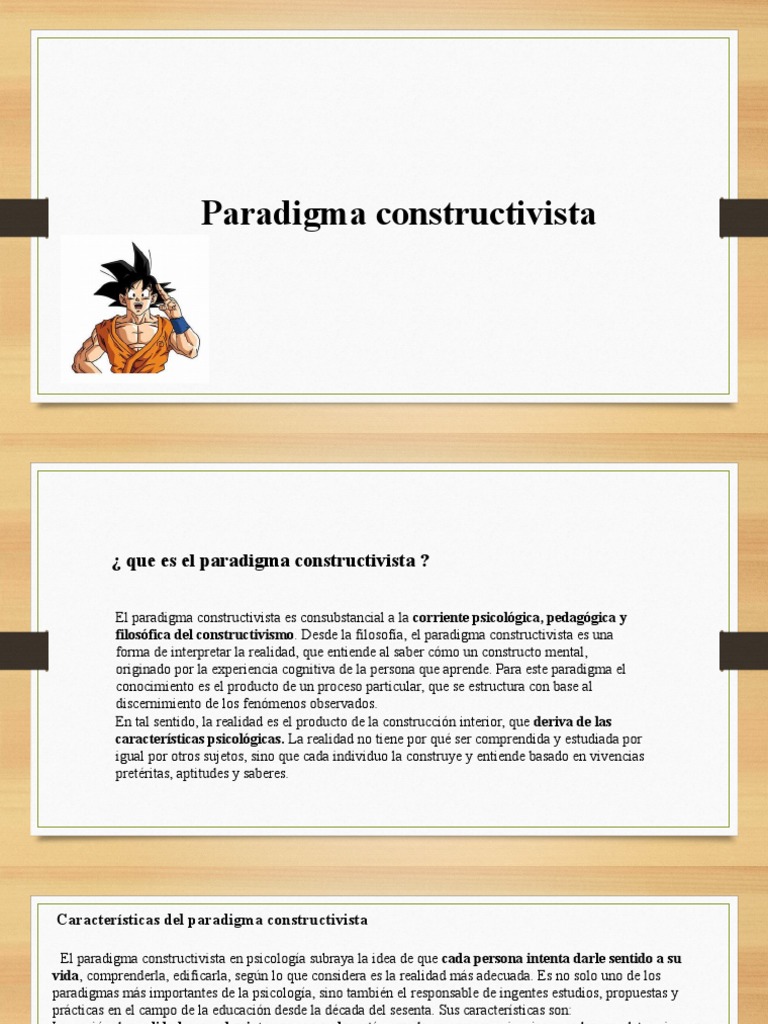 Paradigma Constructivista | PDF