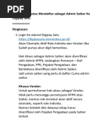 Panduan Akses Aplikasi SEHATI Kemenkeu | PDF