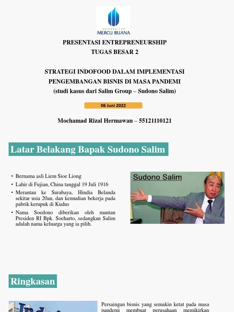Strategi Pengembangan Bisnis Indofood Dalam Masa Pandemi | PDF