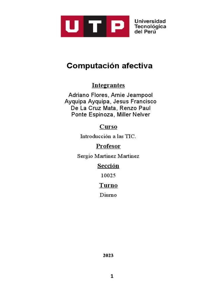 Informe Final de Las Tic | PDF