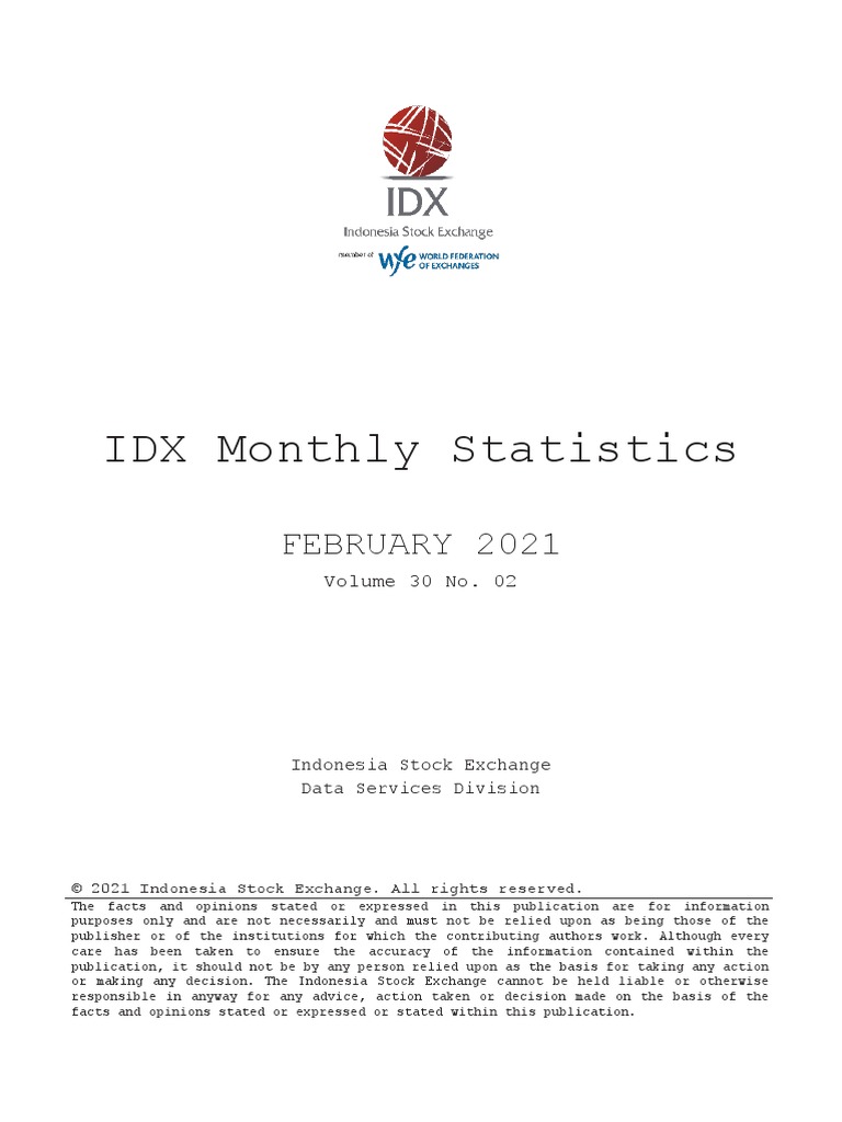 Idx Monthly February 2021 | PDF | Exchange Traded Fund | Stocks