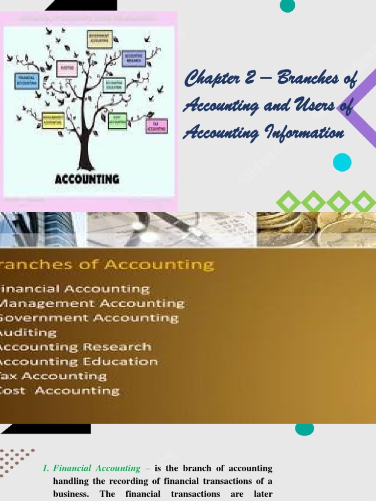 Accounting Branches and User Insights | PDF | Accounting | Cost