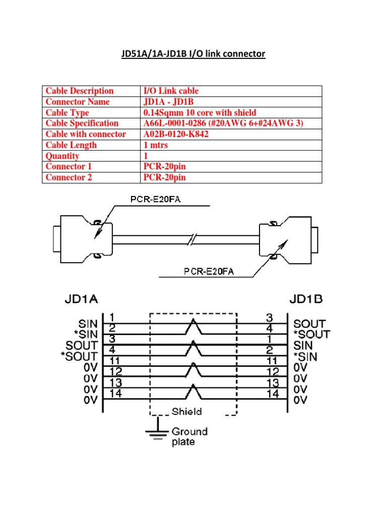 Jd1a-Jd1b Iolink Connector | PDF