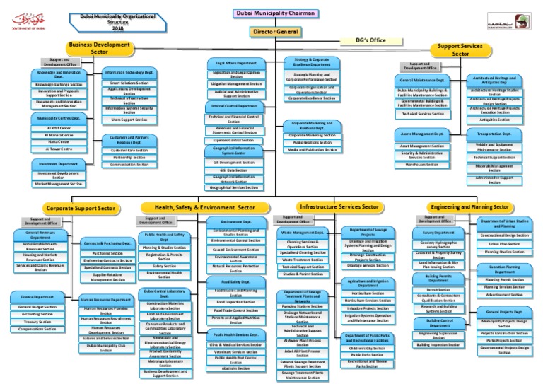 DM Organizational Chart Aug 2018 Eng | PDF | Asset Management | Dubai