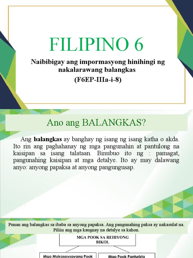 FILIPINO 6 - q3 w3 | PDF