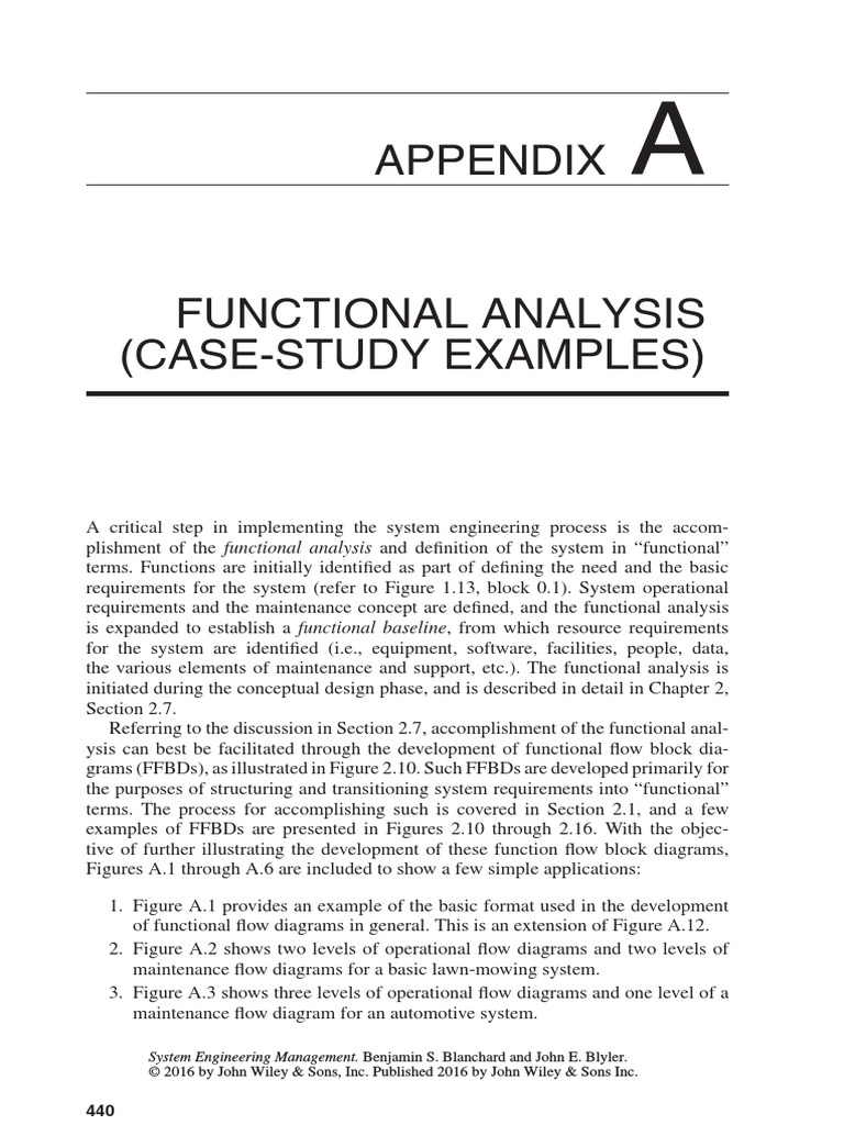 Functional Analysis Case Studies | PDF | System | Mower
