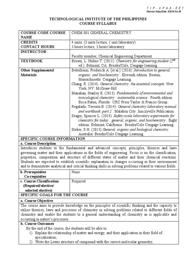 Chem 001general Chemistry QC | PDF | Chemical Bond | Chemistry
