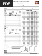 NFHS Volleyball Score Sheet | PDF | Referee | Sports