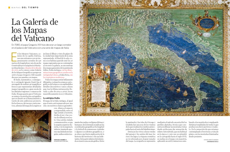 La Galeria de Los Mapas Del Vaticano Art | PDF | Mapa | Italia