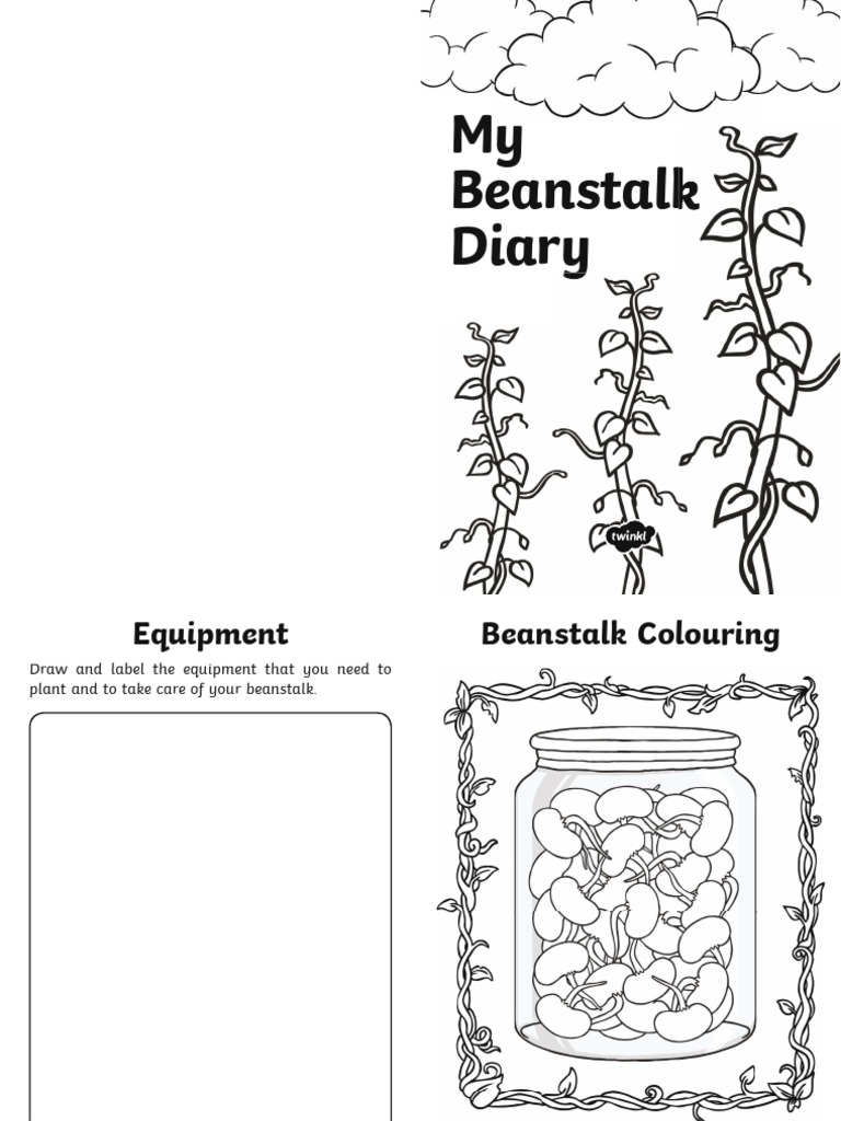 My Beanstalk Diary Activity Booklet | PDF