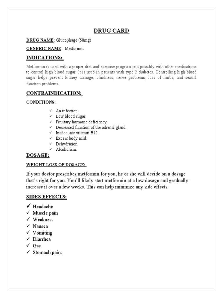 Drug Cards PDF Hypoglycemia Hypothyroidism