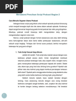 Contoh Naskah Podcast | PDF