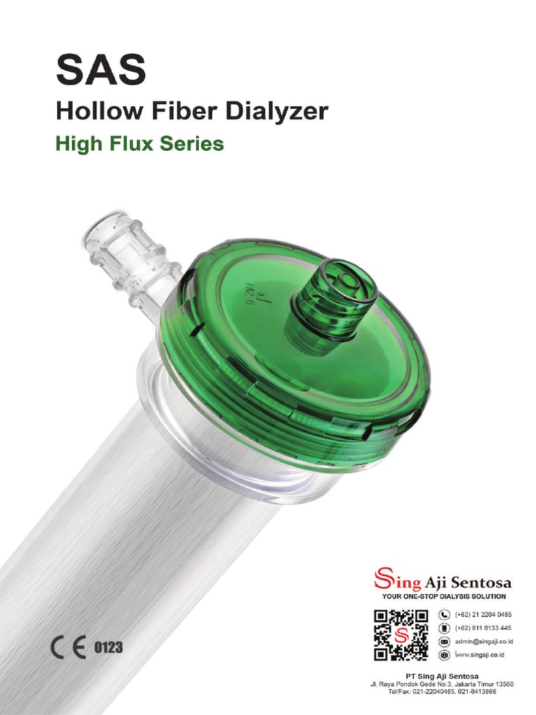 SAS Dialyzer High Flux Brochure-V002 | PDF