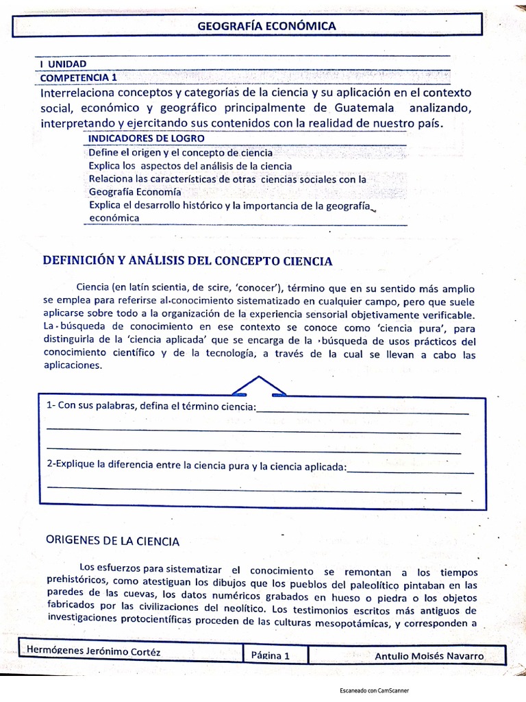 Geografía Económica Bloque I | PDF