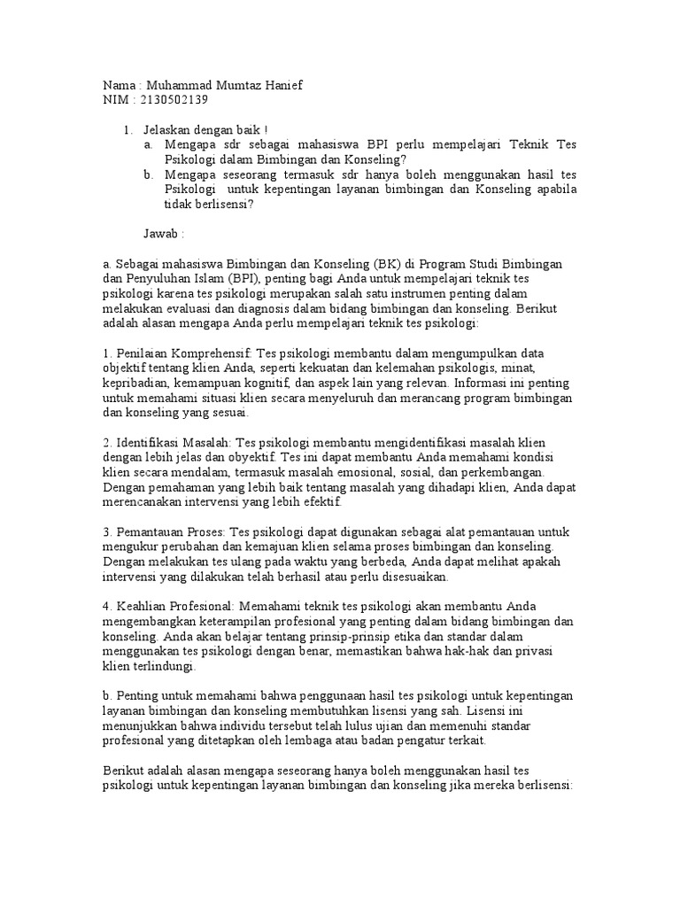 Uas Bu Evia Hanief | PDF