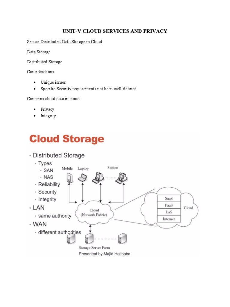 Unit-5 Ce | PDF | Cloud Computing | Security