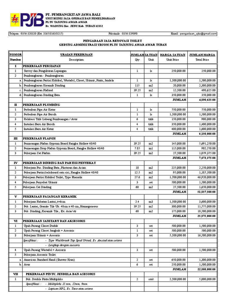 RAB TOILET LT.01 REV. 17042018 ( centrapilar ) | PDF
