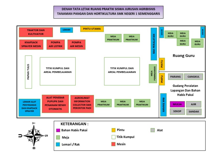 Denah Tata Letak Ruangan 1 | PDF