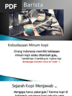 Standar Operasional Prosedur Barista1 | PDF