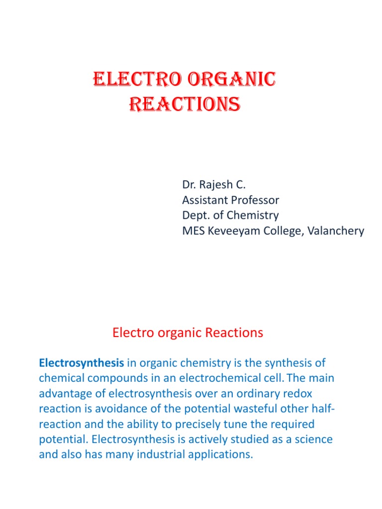 Dr. Rajesh C. - Chemistry | Download Free PDF | Physical Sciences ...