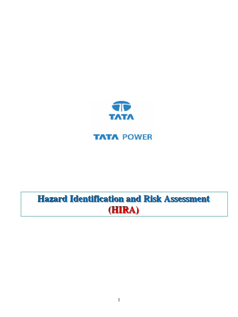 HIRA: Hazard Identification & Risk Assessment | PDF | Risk | Hazards