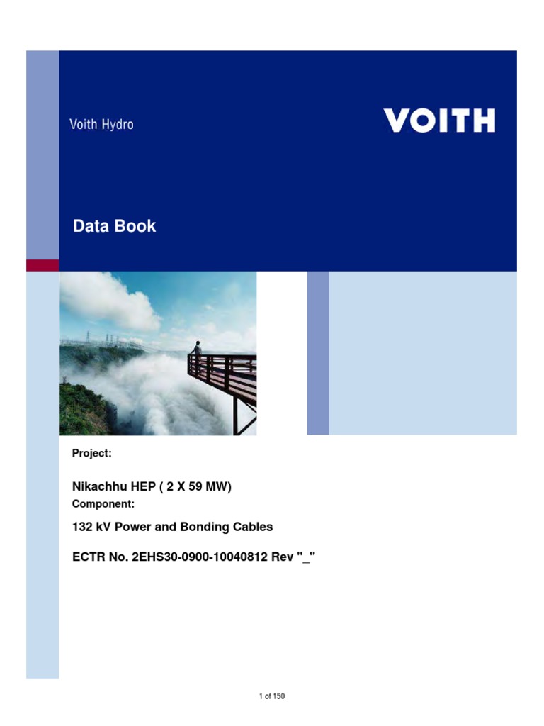 Data - Book - 132 KV Cable - NHPP | PDF | Electrical Engineering