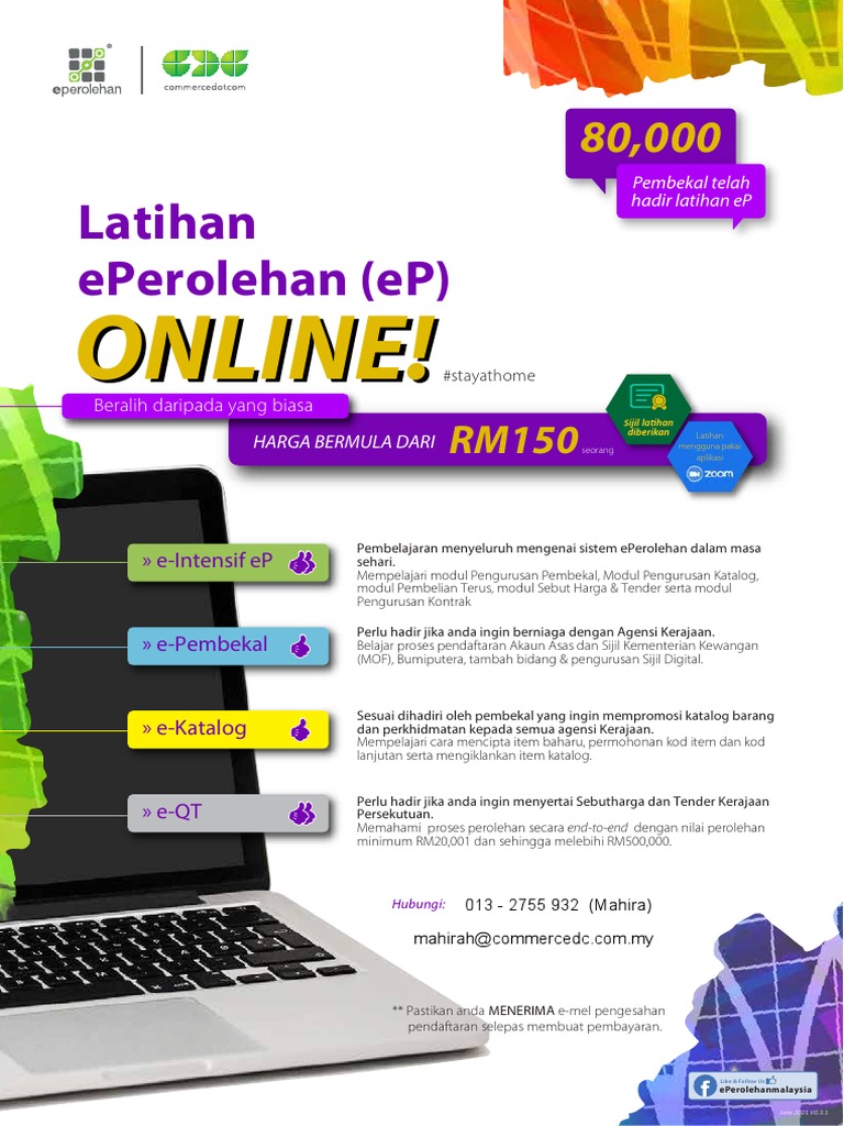 eP (Sebutharga Tender) ePerolehan 2021 | PDF